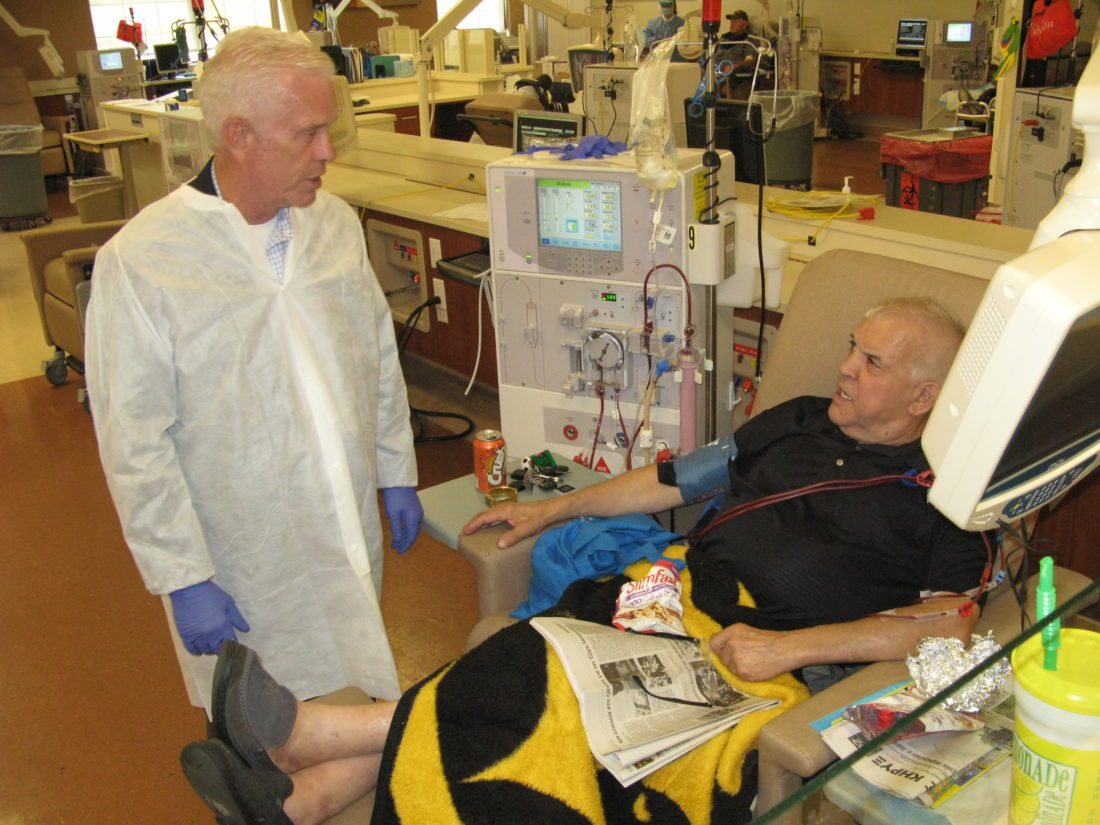 Johnson tours DaVita dialysis center | News, Sports, Jobs - The Herald Star